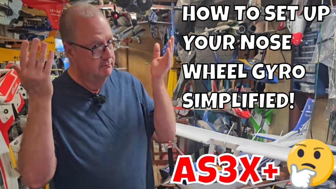SIMPLIFIED NOSE WHEEL GYRO TUTORIAL by FGFRC #aviation #rcplane #rc ...
