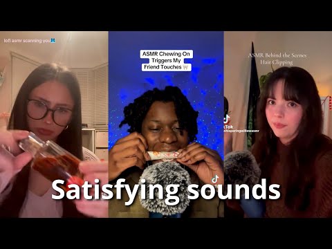💤🔊 ASMR TikTok Compilation | Trigger Sounds, Mouth Sounds, Whispers, Relaxing visuals