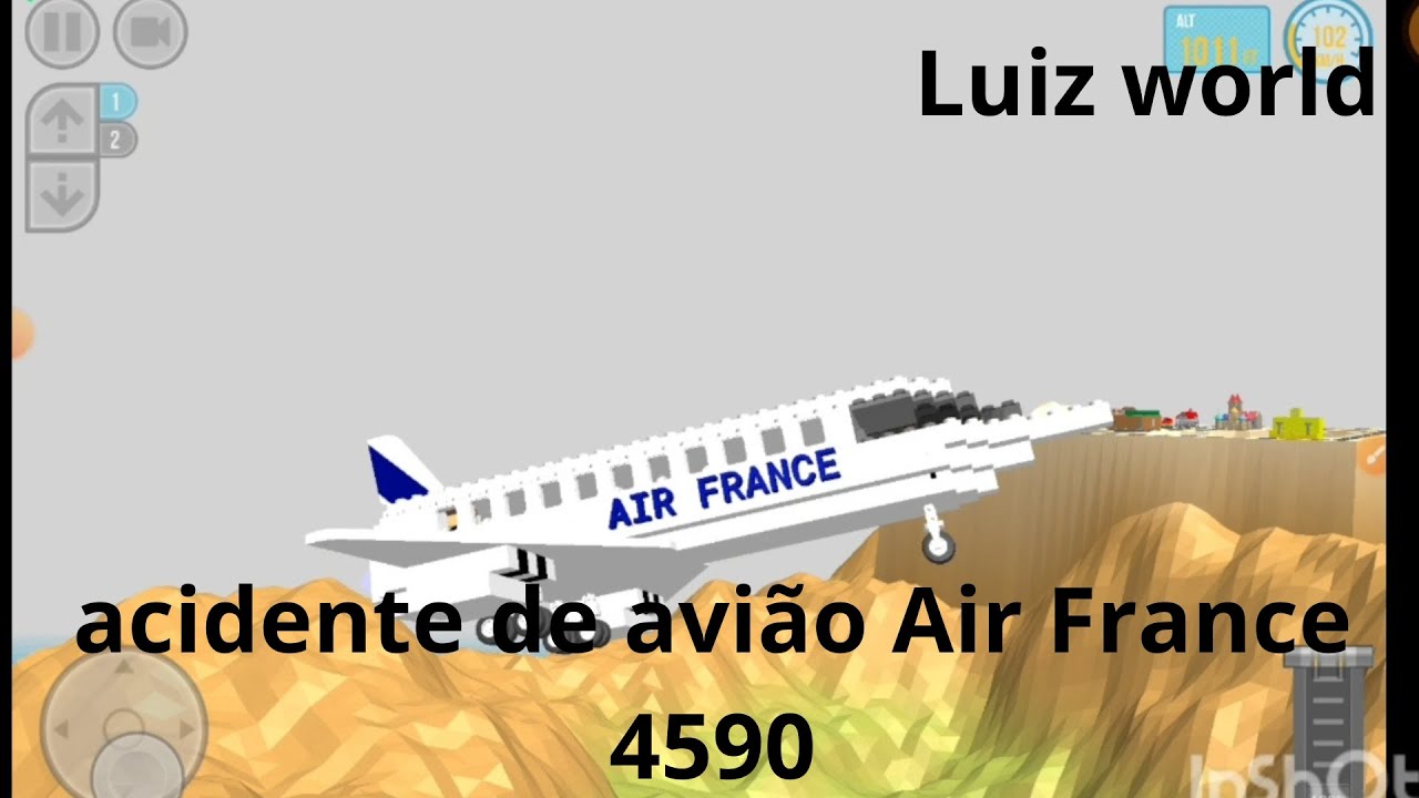 acidente de avião Air France 4590 Draw Bricks 2 | Luiz world - YouTube