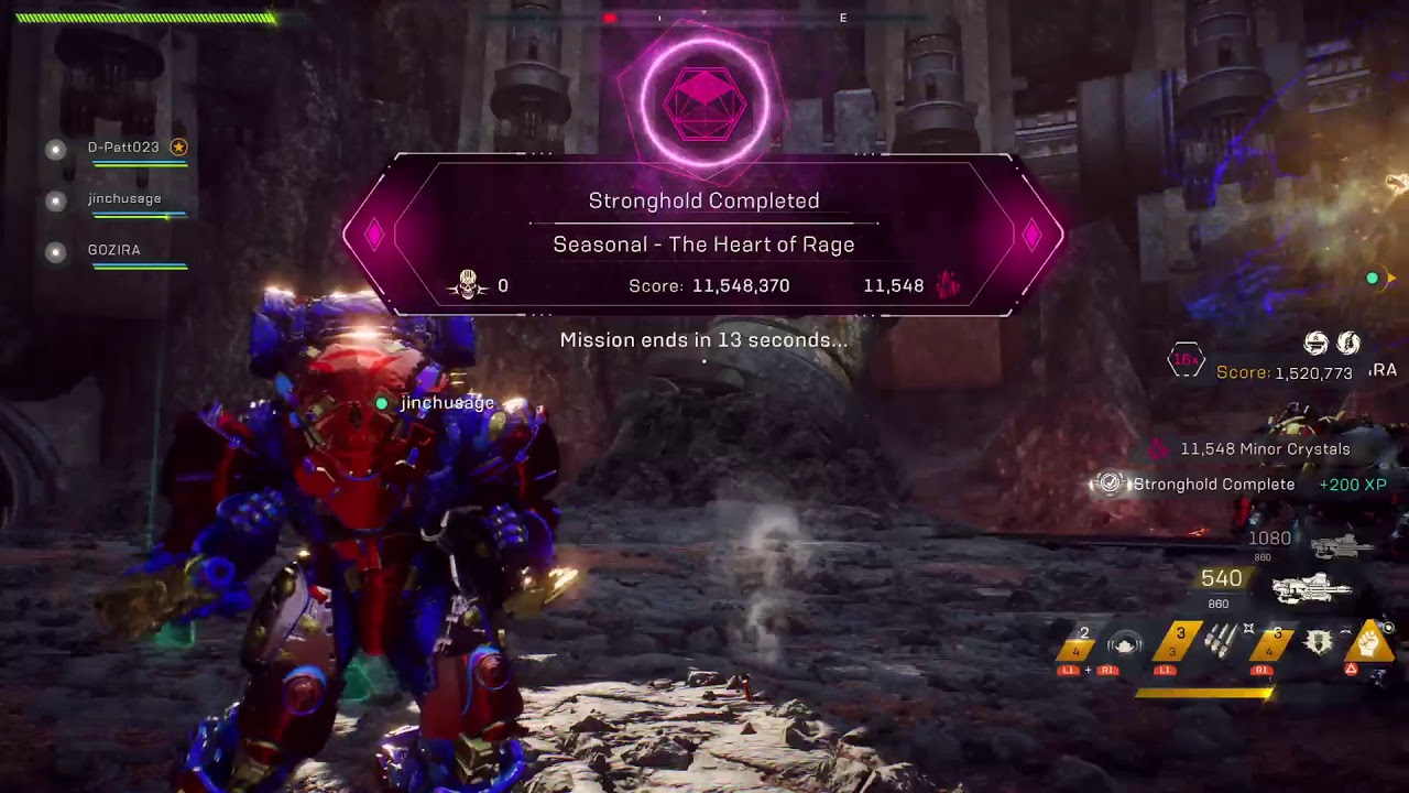Anthem N7 PlayStation Underground PRO Colossus Armor stack - YouTube