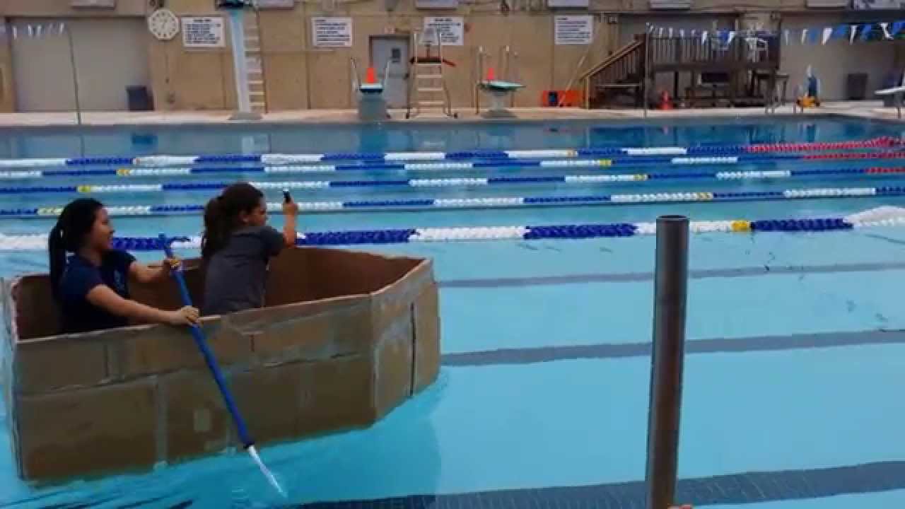 Physics Cardboard Boat Project - YouTube