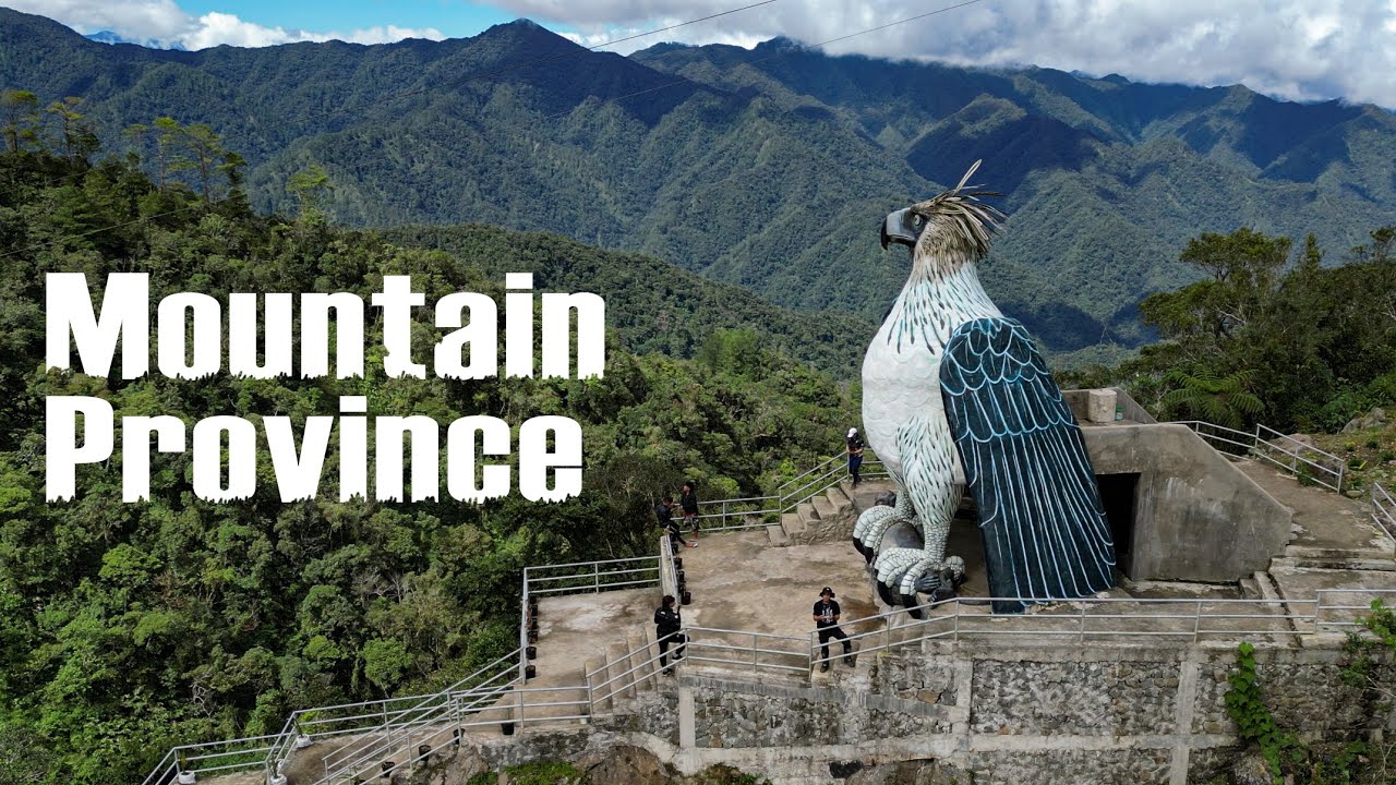 Amazing Philippine Eagle Statue in Cordillera! | Sagada - Barlig ...