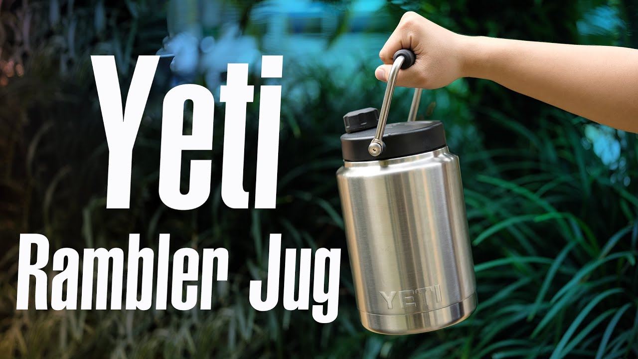 Trên tay bình giữ nhiệt Yeti Rambler Jug 2L - YouTube