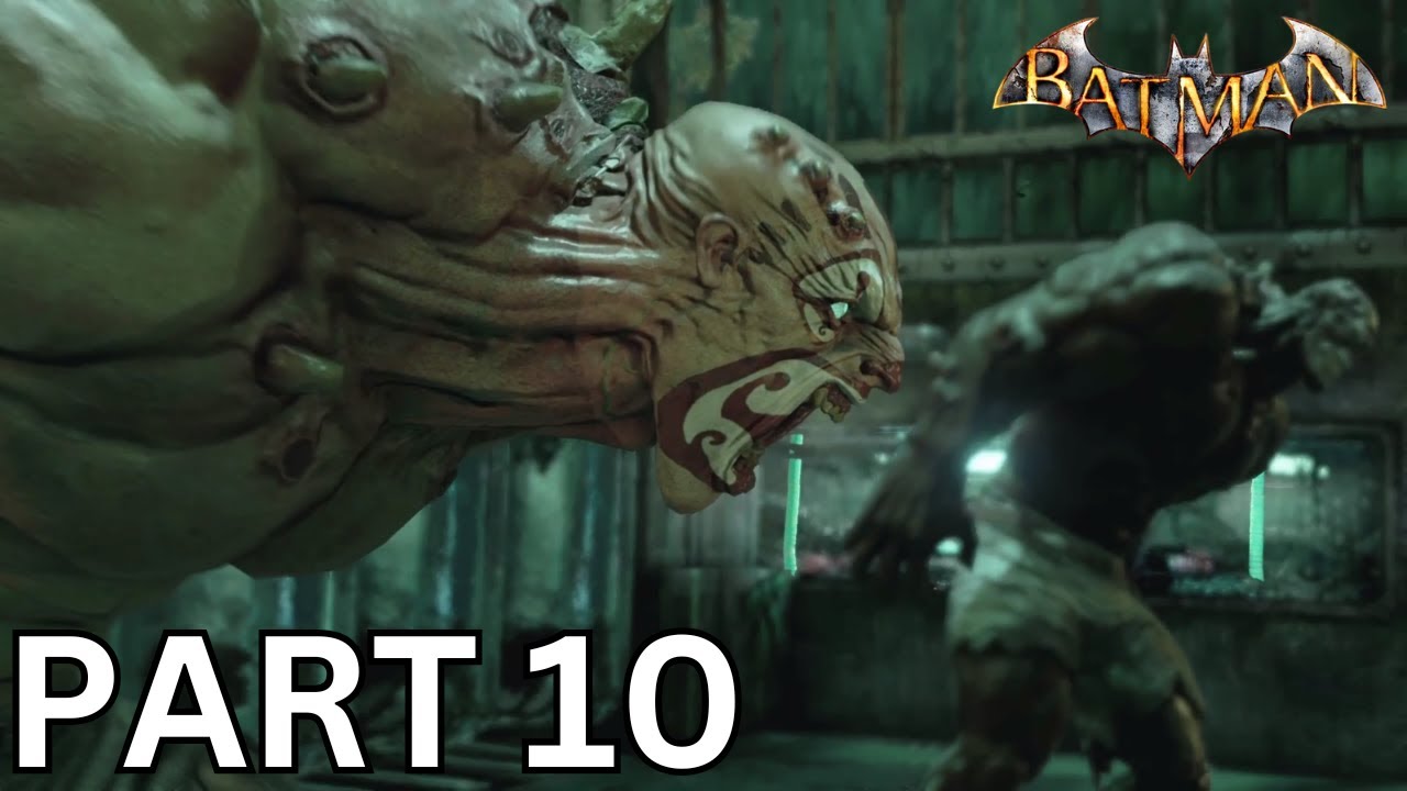 Batman Arkham Asylum Walkthrough Part 10 - Titan 1 And Titan 2 - YouTube