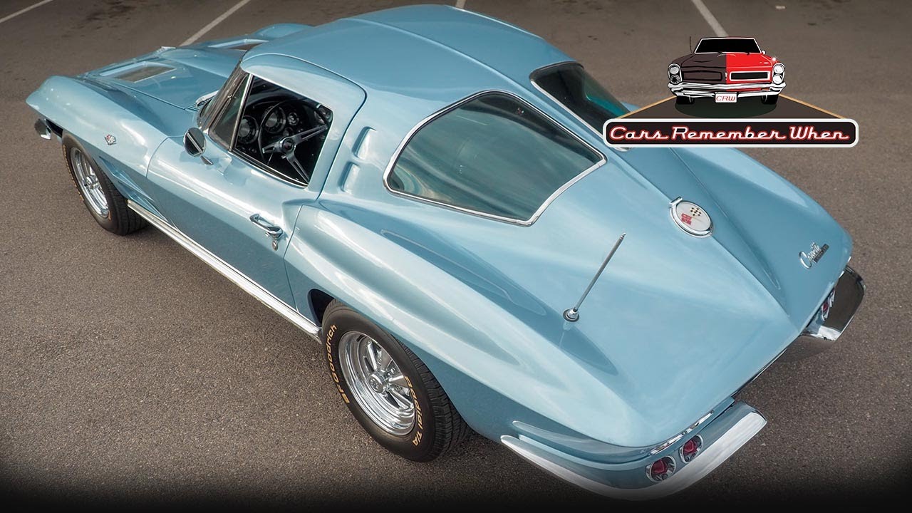 Split Window Corvette 1963 FOR SALE 327 5-Speed Silver Blue - YouTube