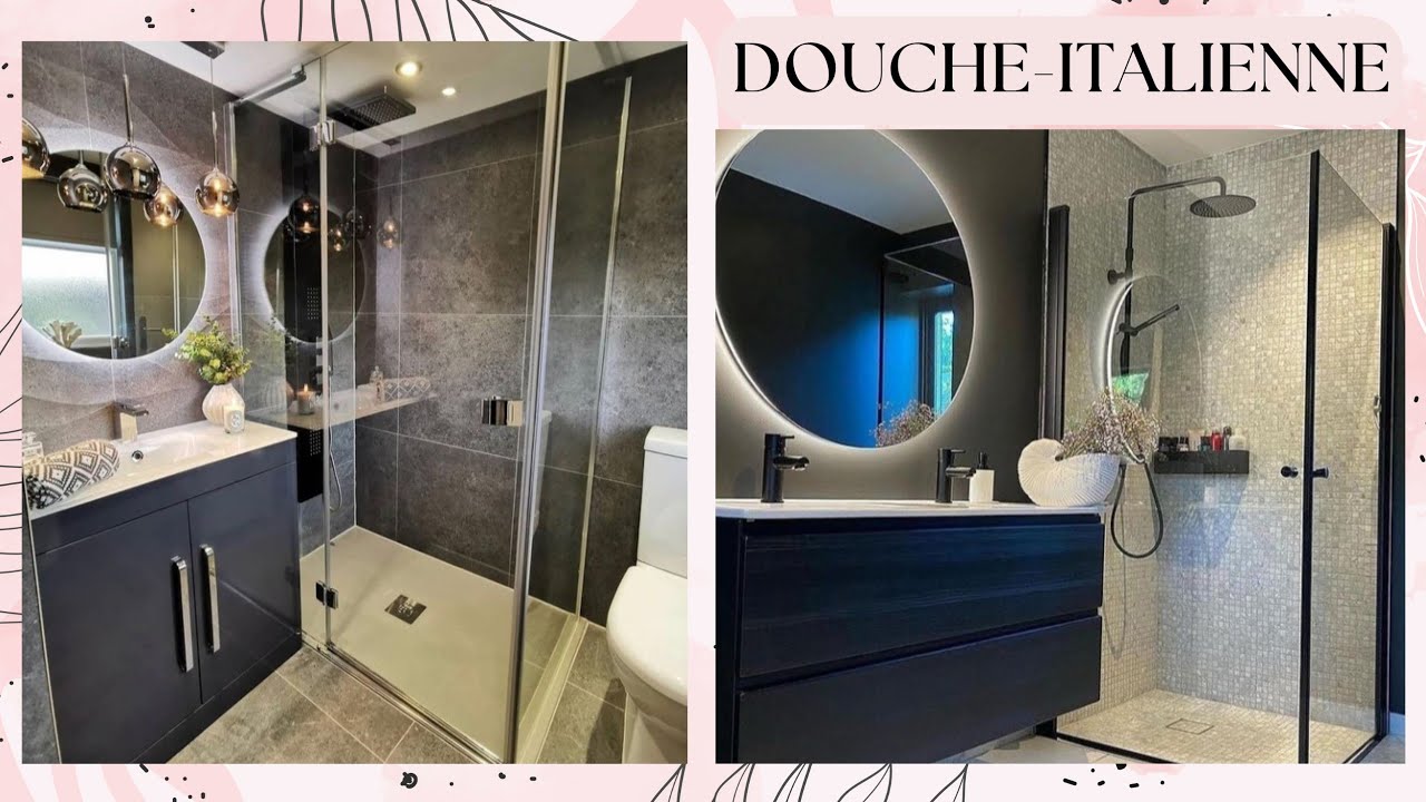 💯+ DOUCHE ITALIENNE Tendance en 2022 حمامات عصرية جميلة - YouTube