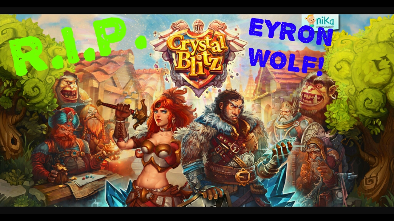 Crystal Blitz - first play video game review! R.I.P. EYRON WOLF! - YouTube