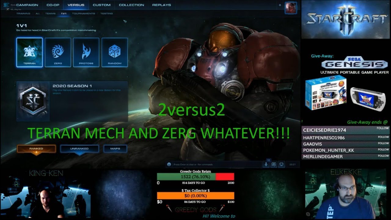 Greedy Gods - Starcraft 2 - From da bonze to the diamond city!! Playing ...