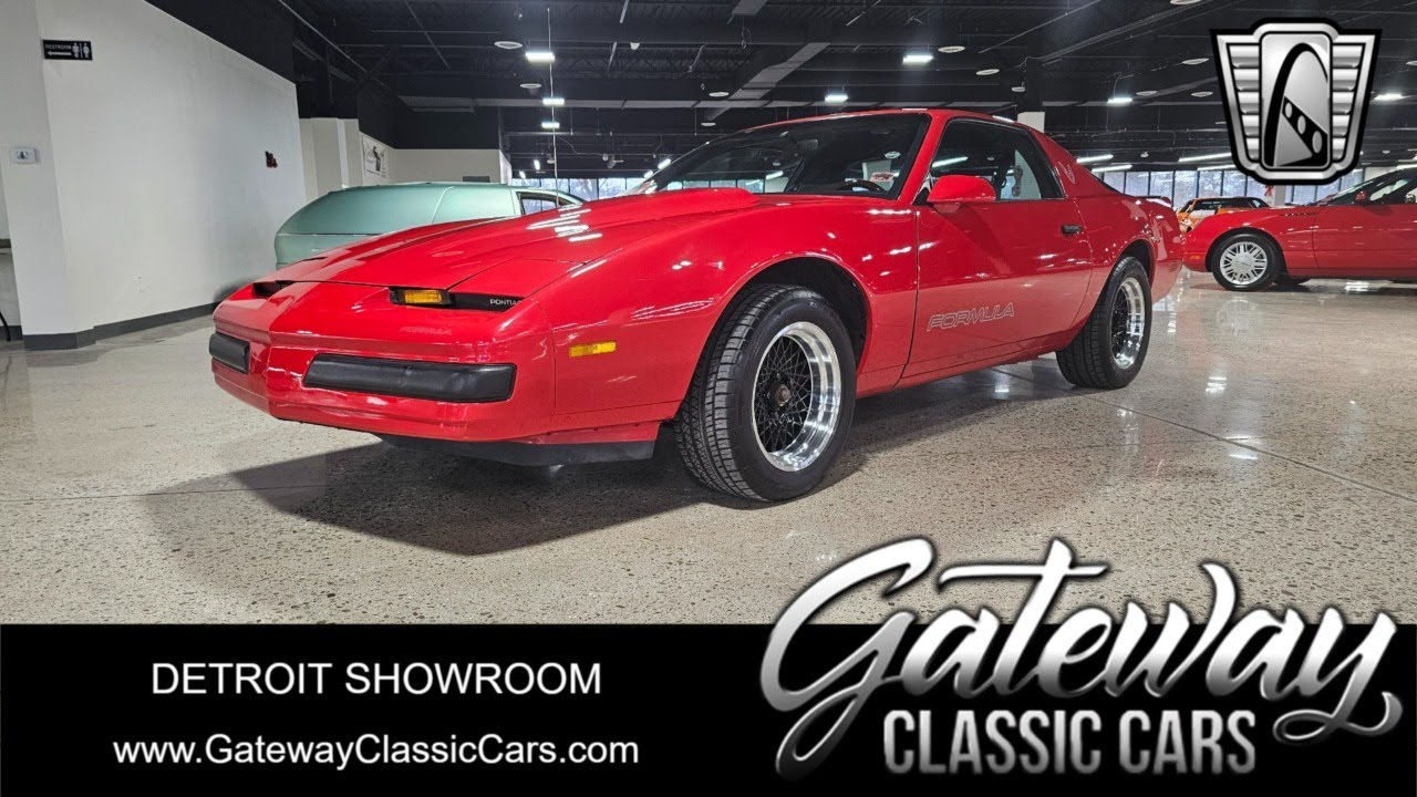 1987 Pontiac Firebird Formula Gateway Classic Cars Detroit #2245 DET ...