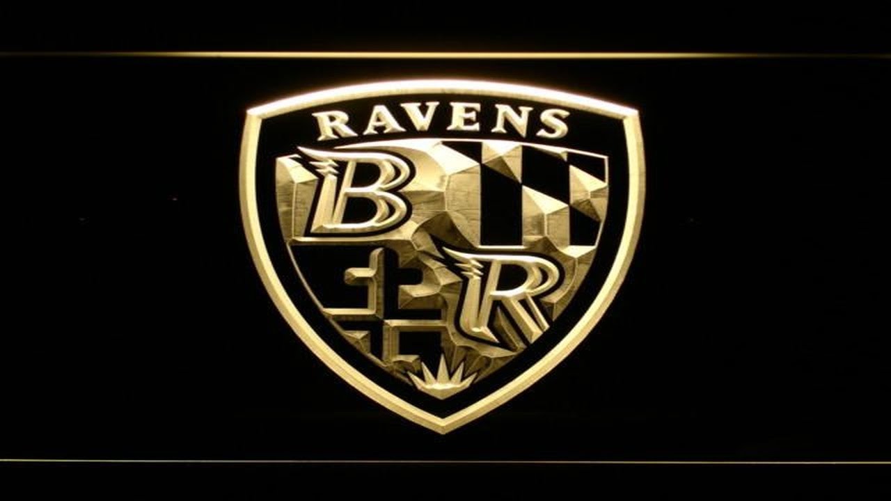 Baltimore Ravens Shield Logo LED Neon Sign - YouTube