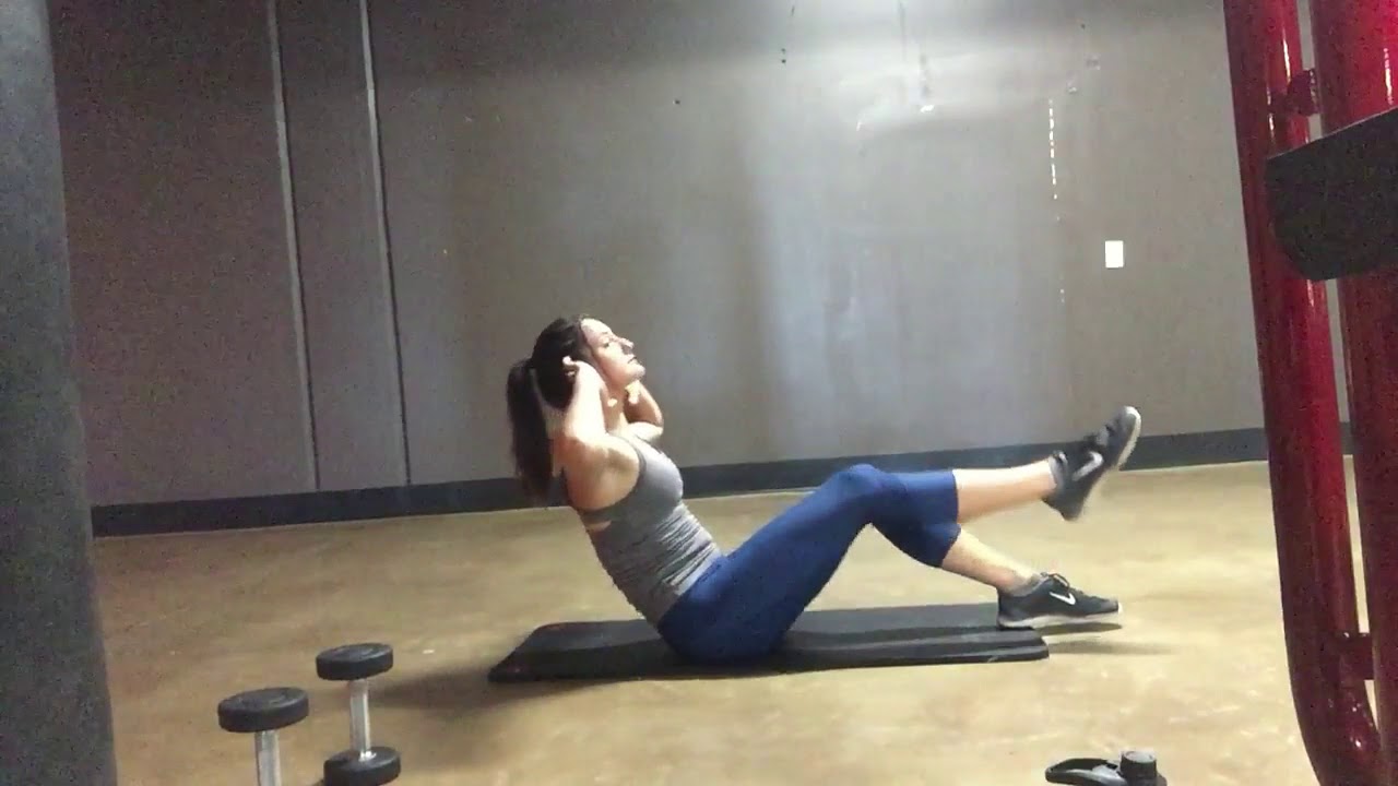 Single Leg Ab Crunch - YouTube