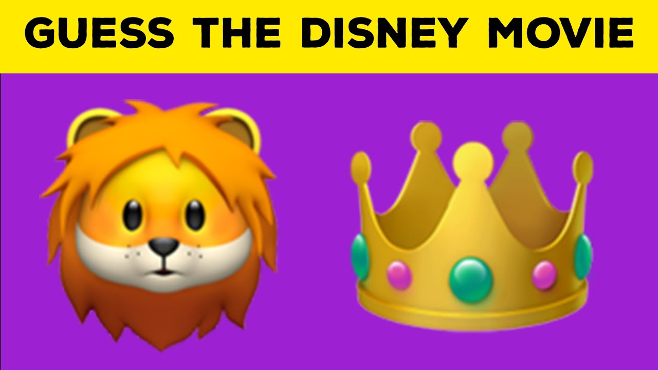 Guess The Disney Movie By Emoji – BDNE