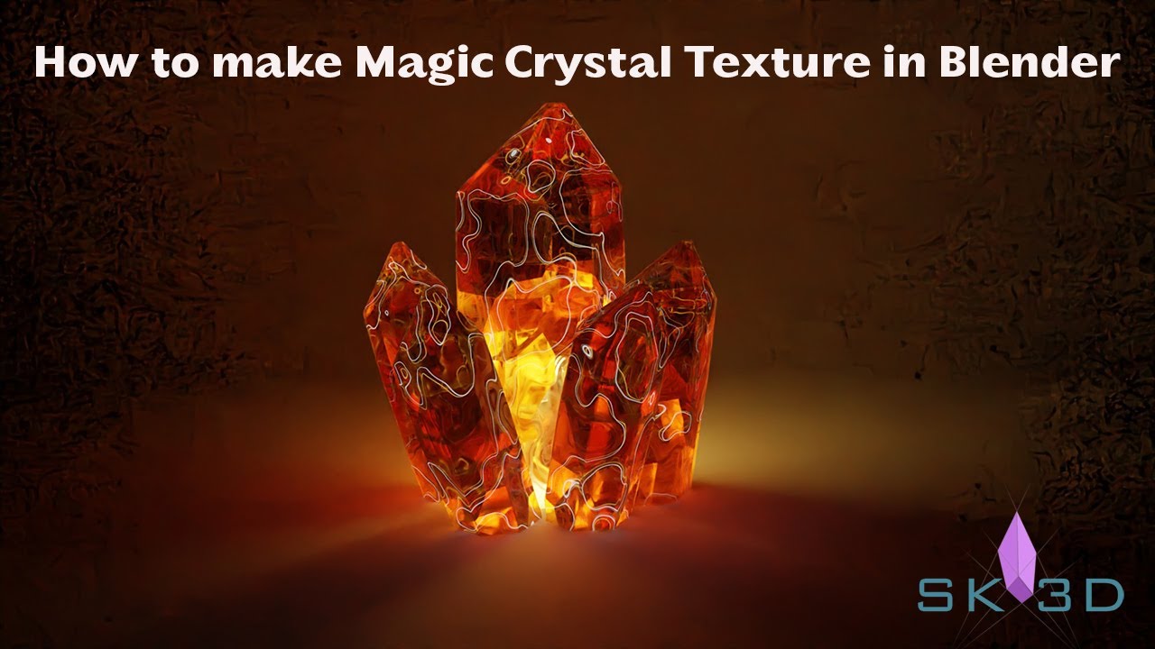 Creating Magic crystal with blender - Part 1 - YouTube