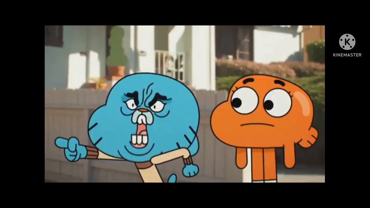 Gumball screaming like a cookie effects with 6 to normal - YouTube