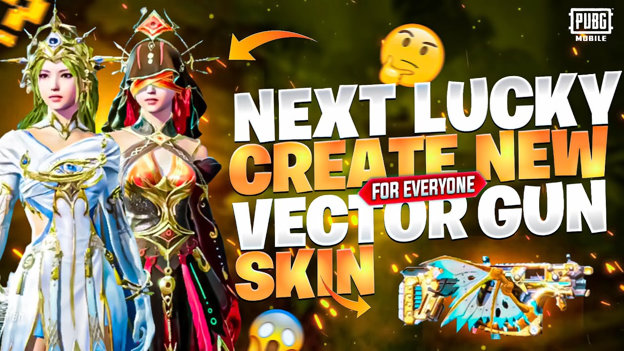 Next Luck Create | New Upgradable Vector Skin | On Hit Effect | PUBGM ...