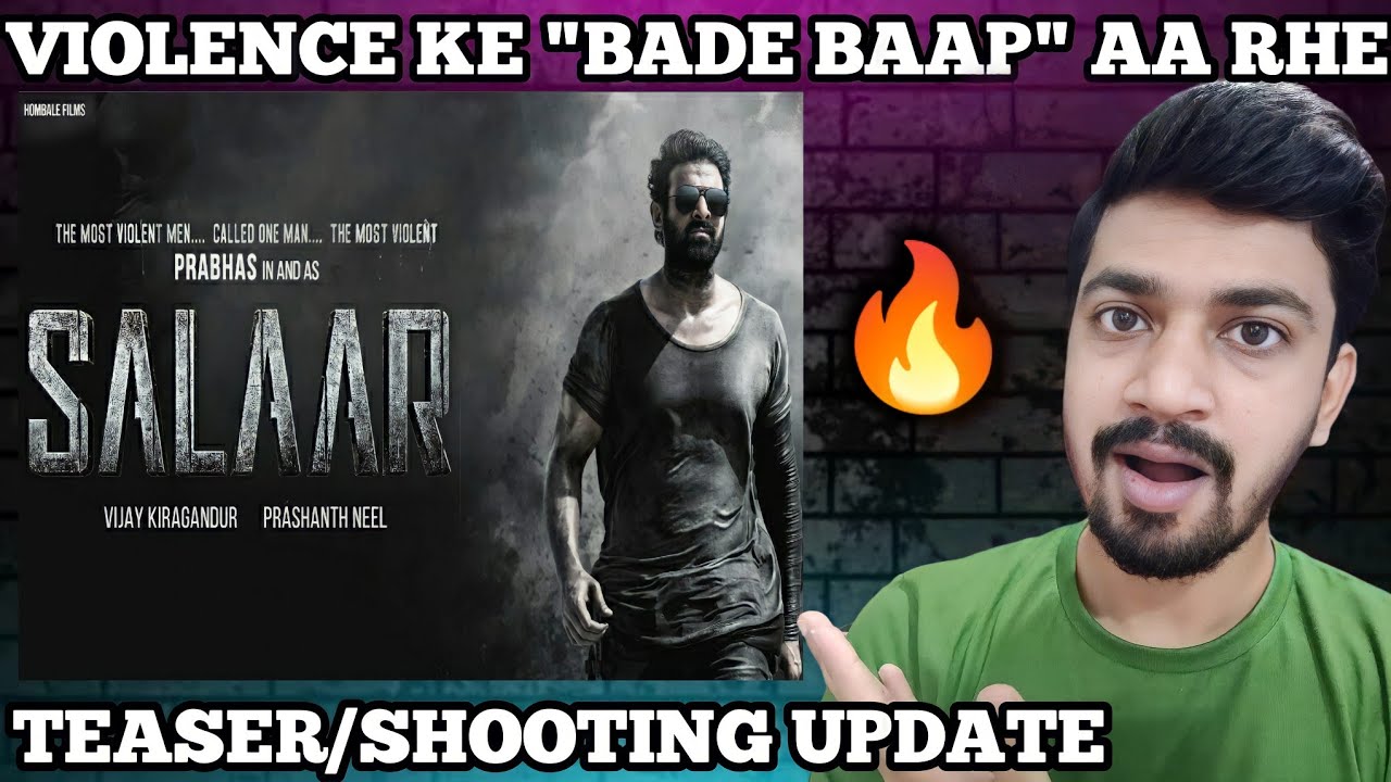 SALAAR - THE SAGA Official Announcement | Salaar Teaser Update | Salaar ...