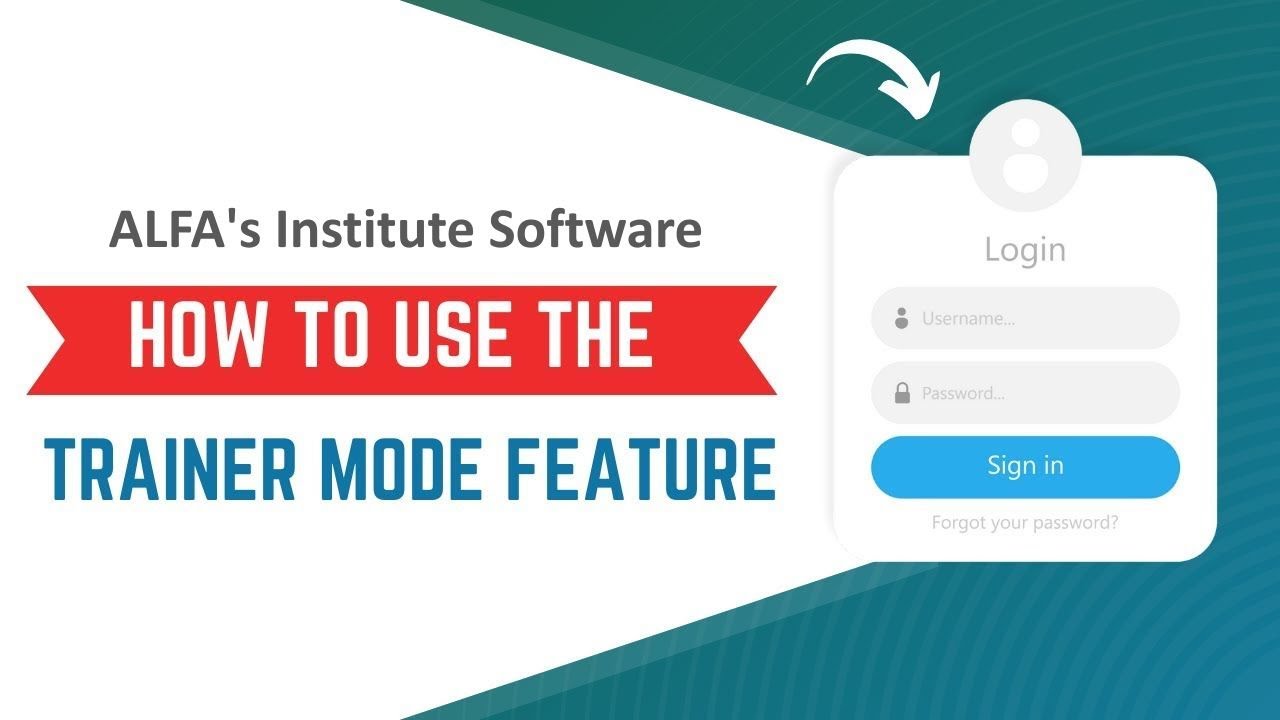 How to use the Trainer Mode Feature ALFA PTE's Institute Software | Alfa-PTE-IELTS - YouTube