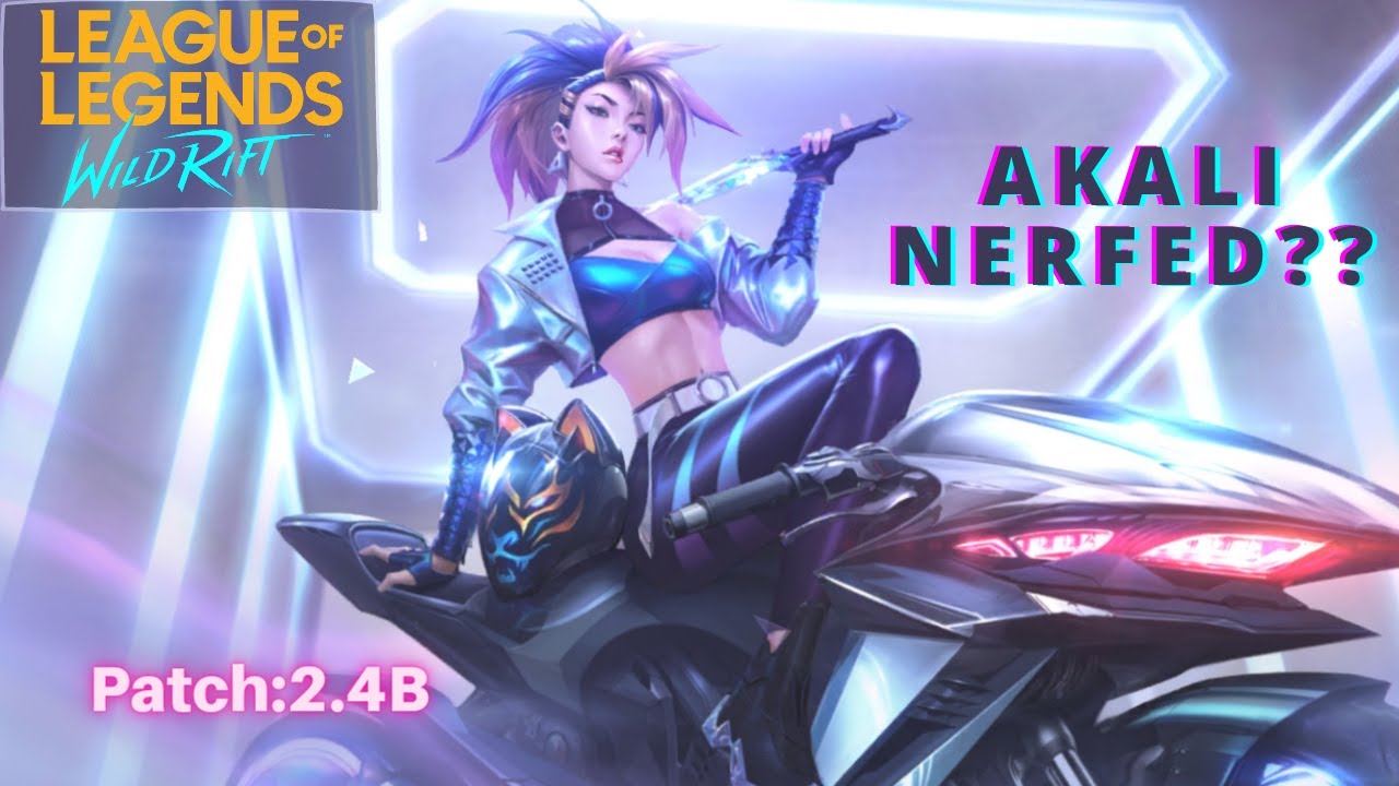 Wild Rift | Did Akali get nerfed in Patch 2.4B ?🤔 | Akali gameplay 🔥 ...