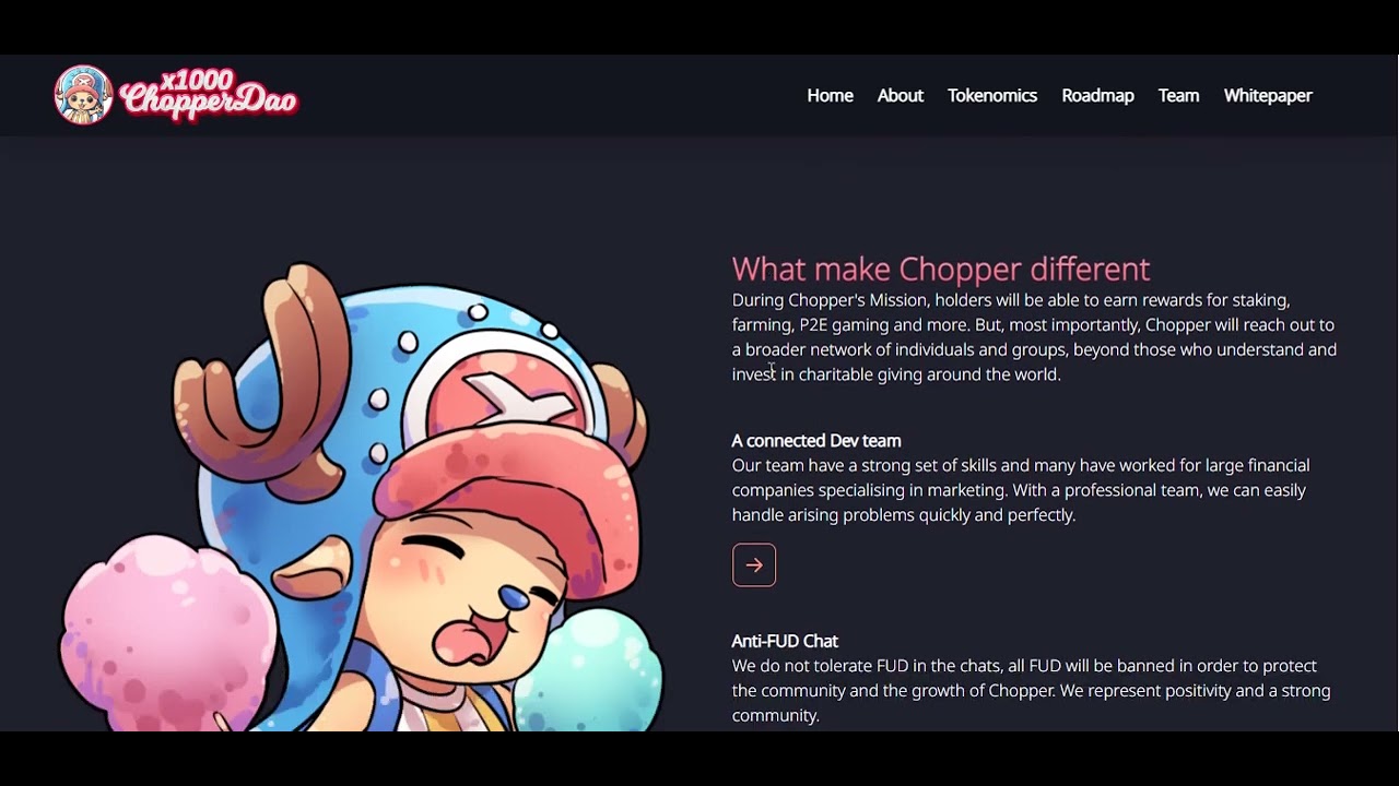 Chopper-Inu || Buyback Token || x1000 Chopper Dao || 8% in fee buyback ...