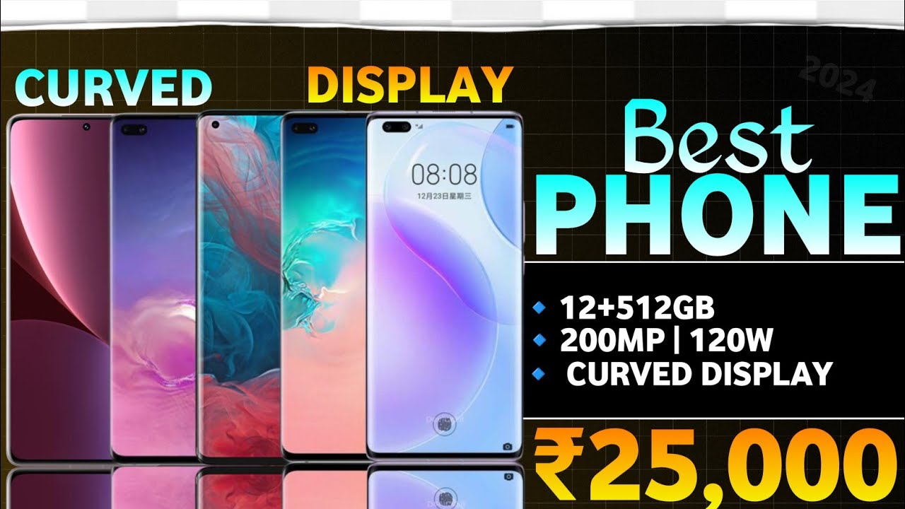Curved Display | Top 5 Best Smartphone Under 25k in 2024 | Best Phone ...