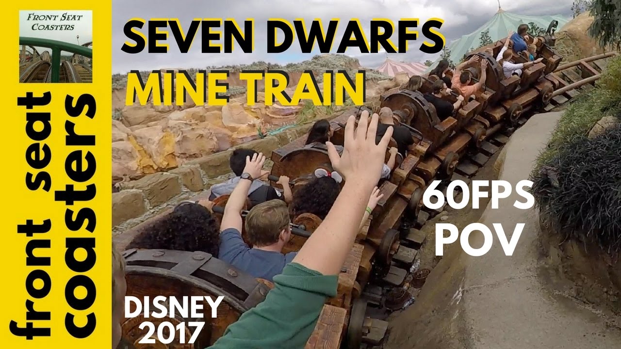 Seven Dwarfs Mine Train Pov 60fps On Ride Magic Kingdom Disney World