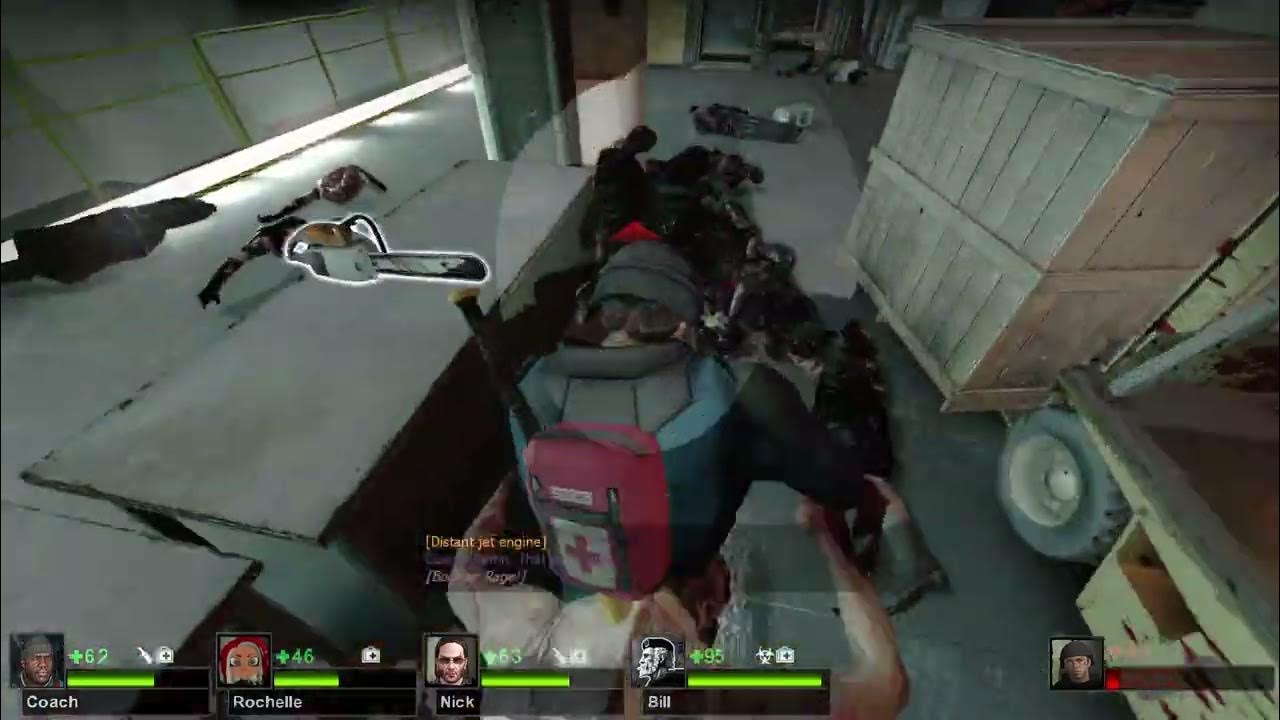Left 4 Dead 2 - Custom Campaign Lockdown With All 8 Survivors Gameplay Singleplayer (As Ellis ...