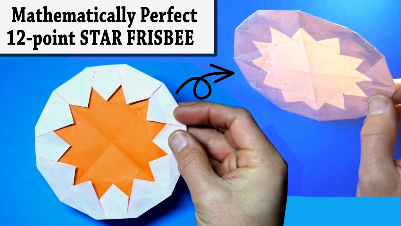 Dodecagram Star Frisbee (Mathematically Perfect) - YouTube