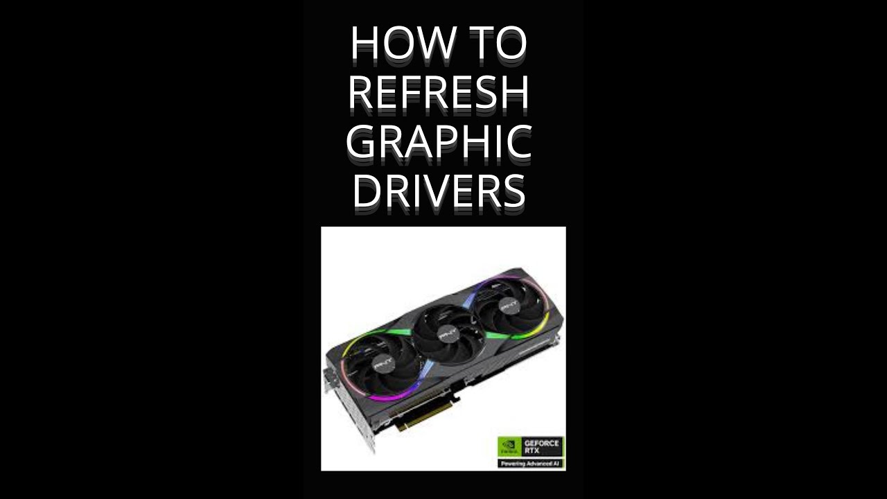 How to refresh graphic drivers. 👍Without Any APP 😮 - YouTube