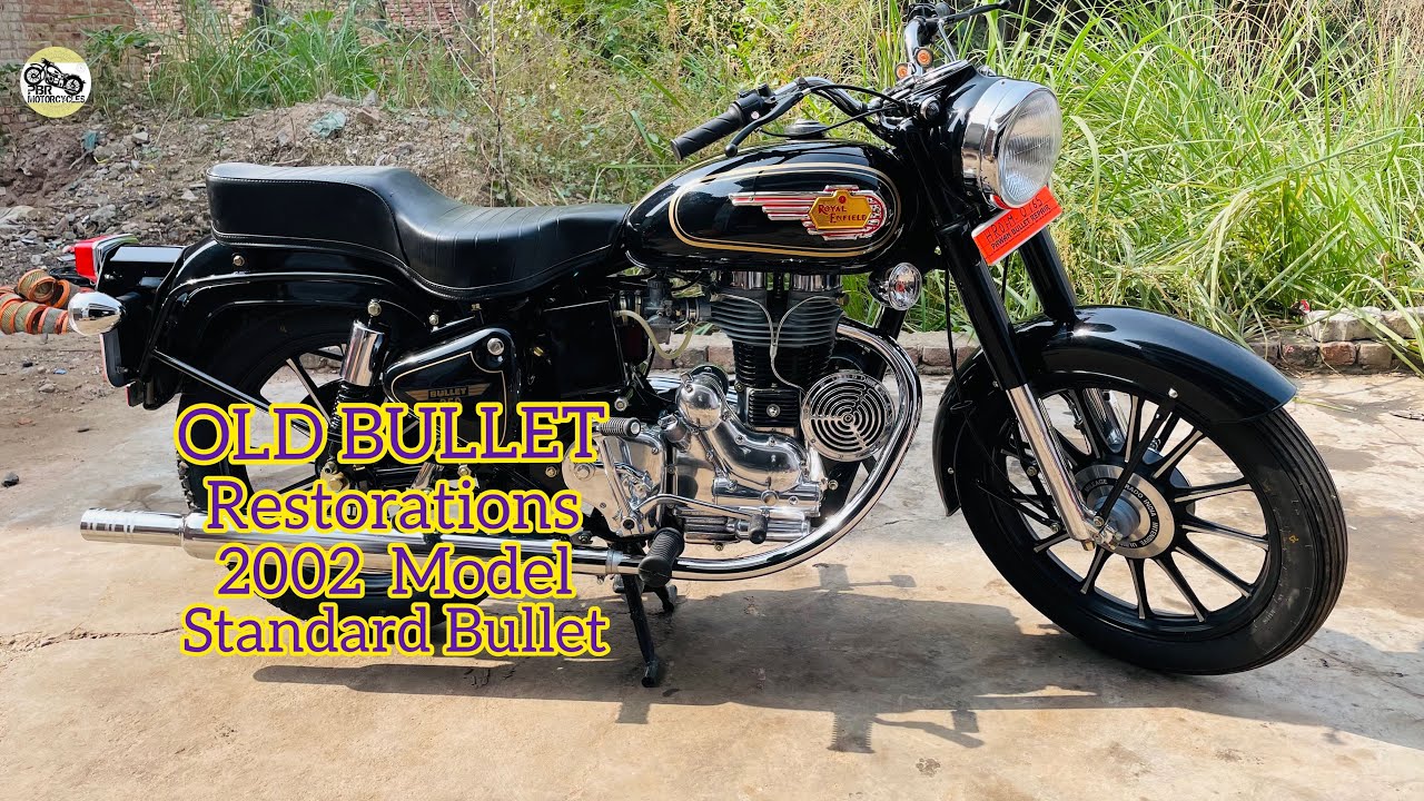Restoration Old Bullet 2002 Model Standard Full All Work | Pawan Bullet ...