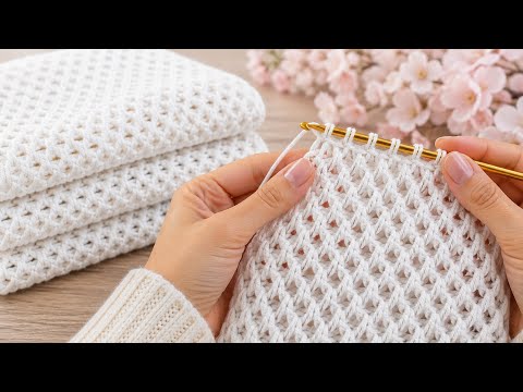  White color *!!! Easy Tunisian Crochet Baby Blanket For Beginners Online Tutorial  #tunisian 