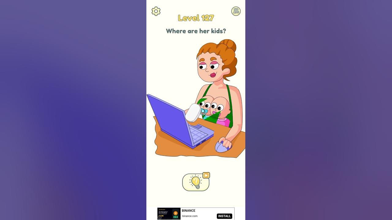 Solving Dop2 Level 127 Where are her kids - YouTube
