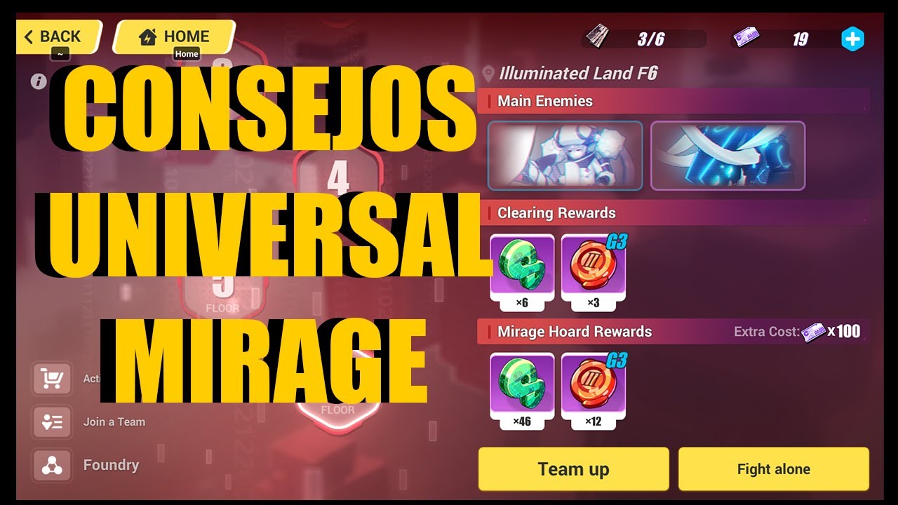 Consejos para pasar Universal Mirage F6 Fuego-Honkai Impact 3rd Español ...