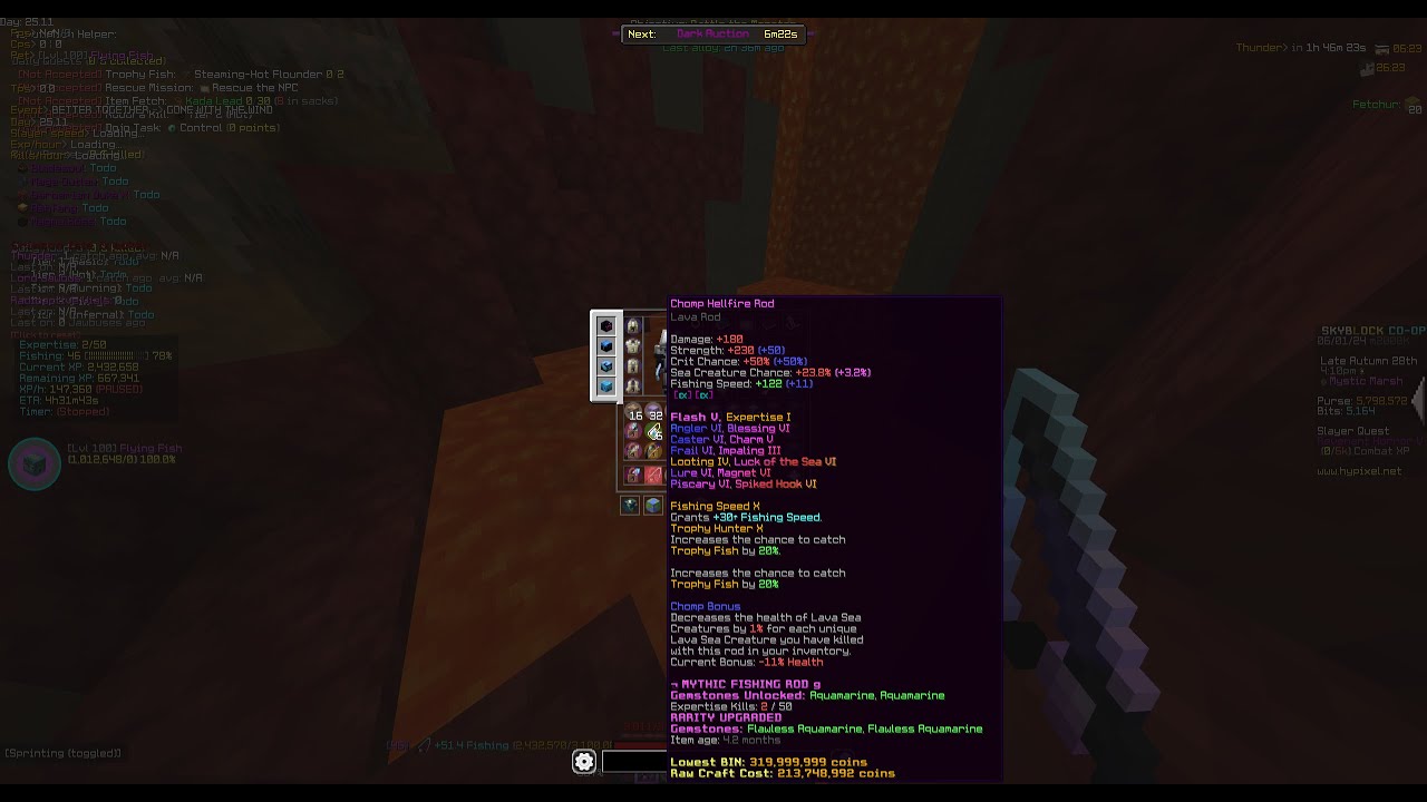 [Live Stream] Trophy Fishing with MAX Setup | Hypixel Skyblock - YouTube