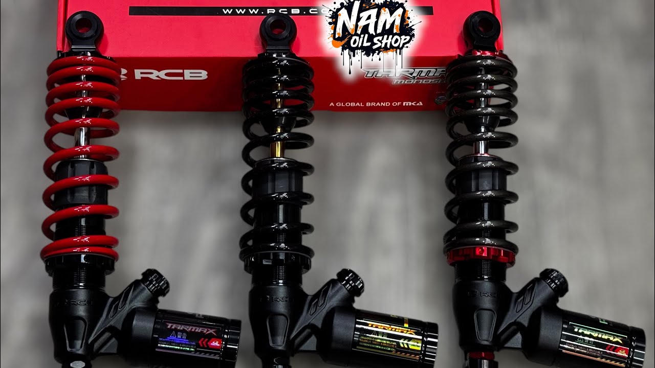 #79# Đập hộp Phuộc RCB TARMAX bình dầu xéo hoàn toàn mới cho Lead Vario ...