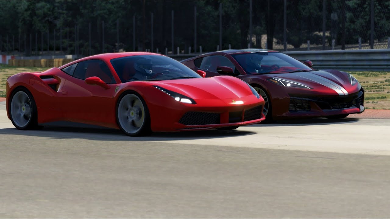 Chevrolet Corvette C8 Z06 3LZ Coupe 2023 vs Ferrari 458 Italia vs ...