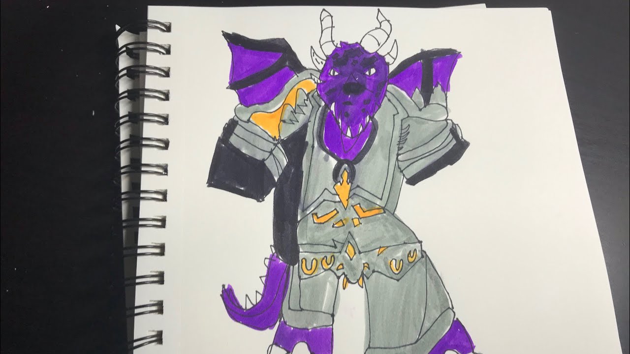 How to Draw Xu’rot From Roblox Bedwars. - YouTube