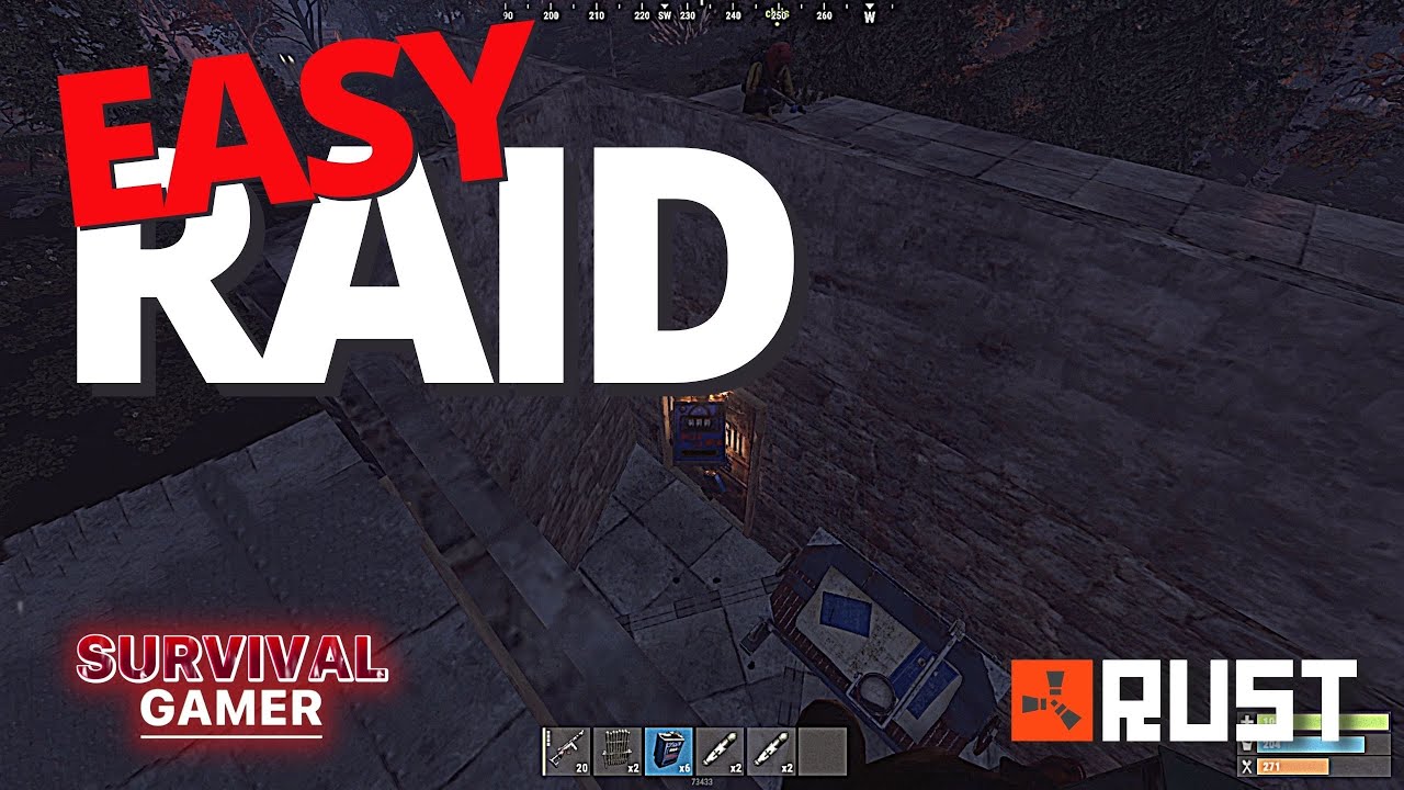 Rust Vanilla - O raid mais fácil que já fiz - YouTube