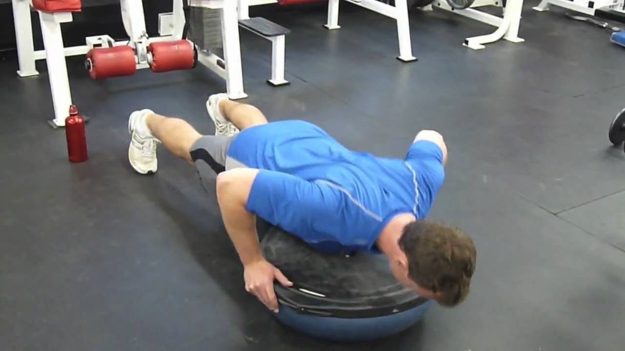Bosu Push-ups - YouTube