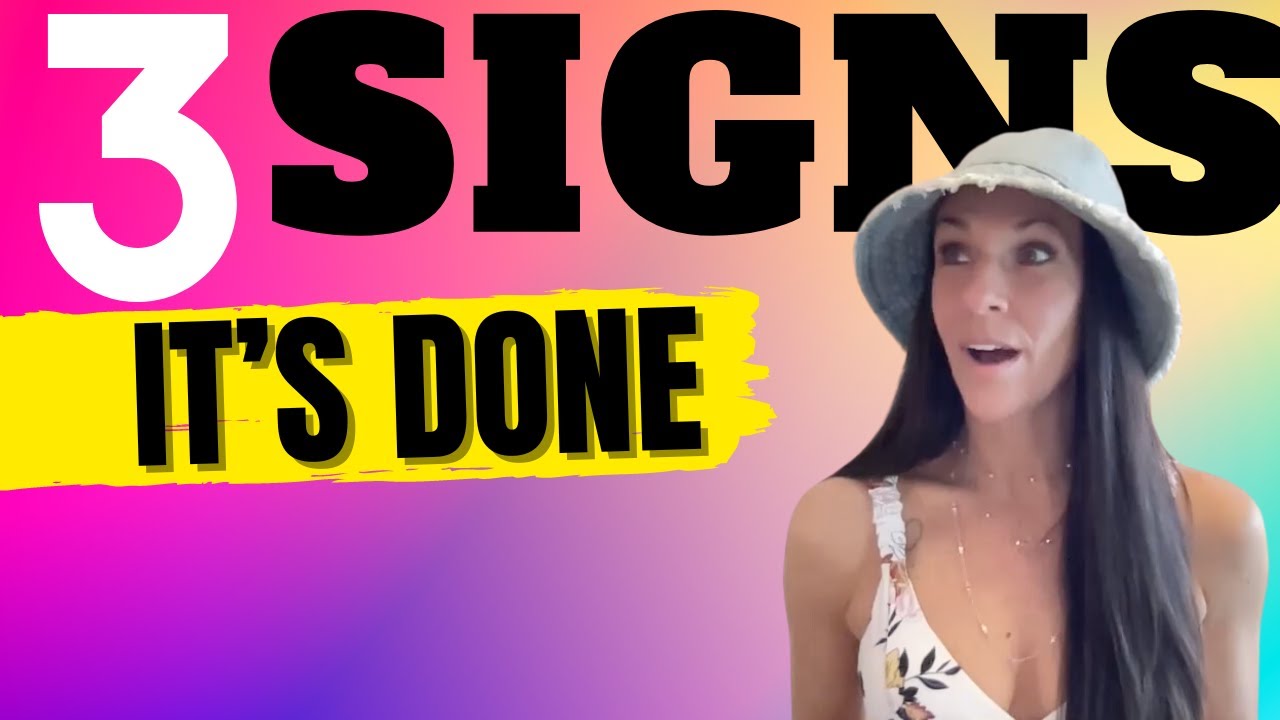 Your MANIFESTATION IS A DONE DEAL When These 3 Signs Are Happening ...
