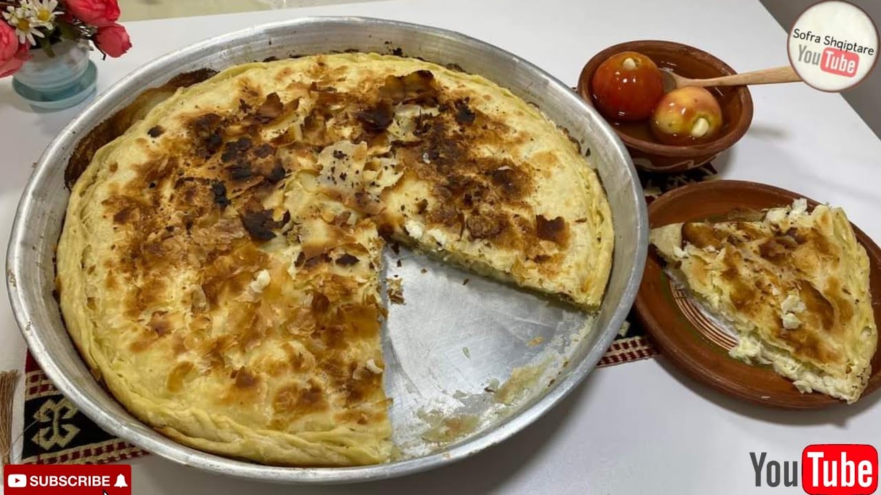 Resenik Tradicionale Shqiptare - Pite me Laker te bardhe ...