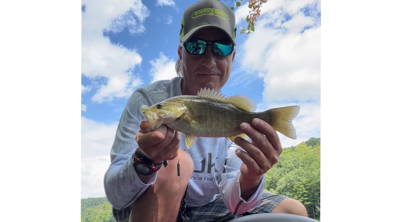 Summersville Lake, deep water wacky rig and dropshot fishing, with Josh ...