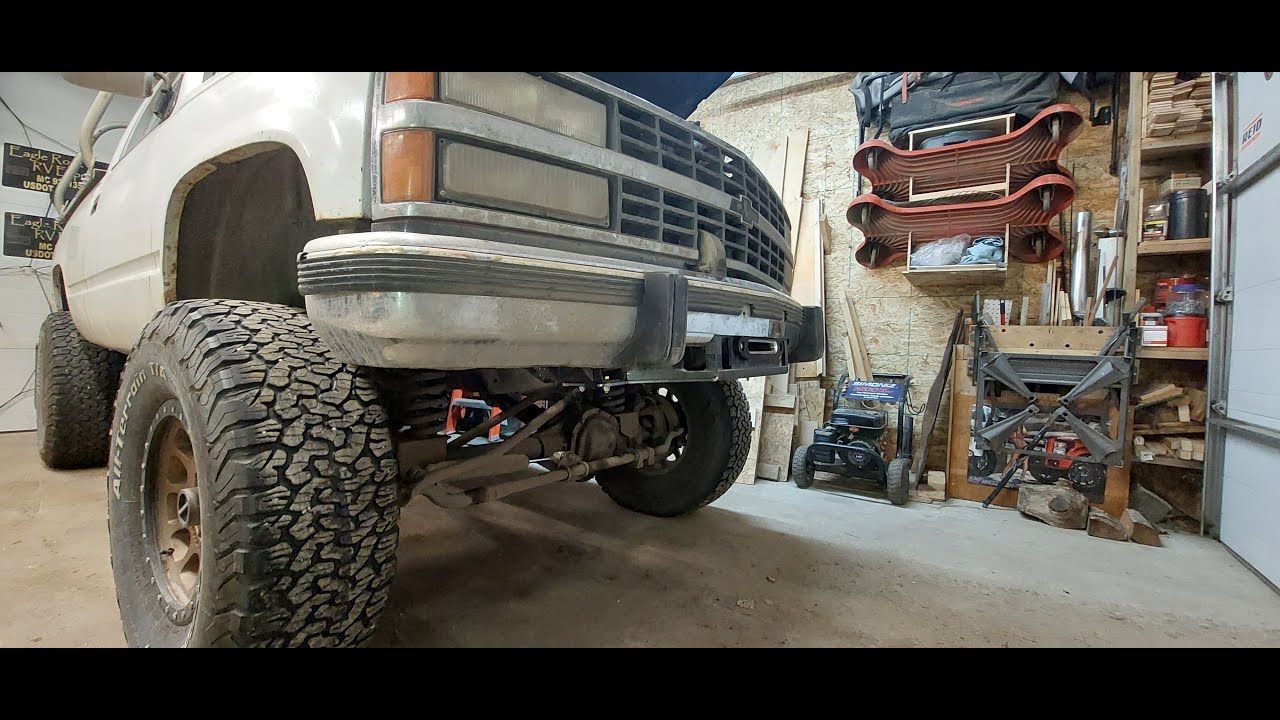 Sweet 91 OBS Chevy with hidden 10000lb winch - YouTube