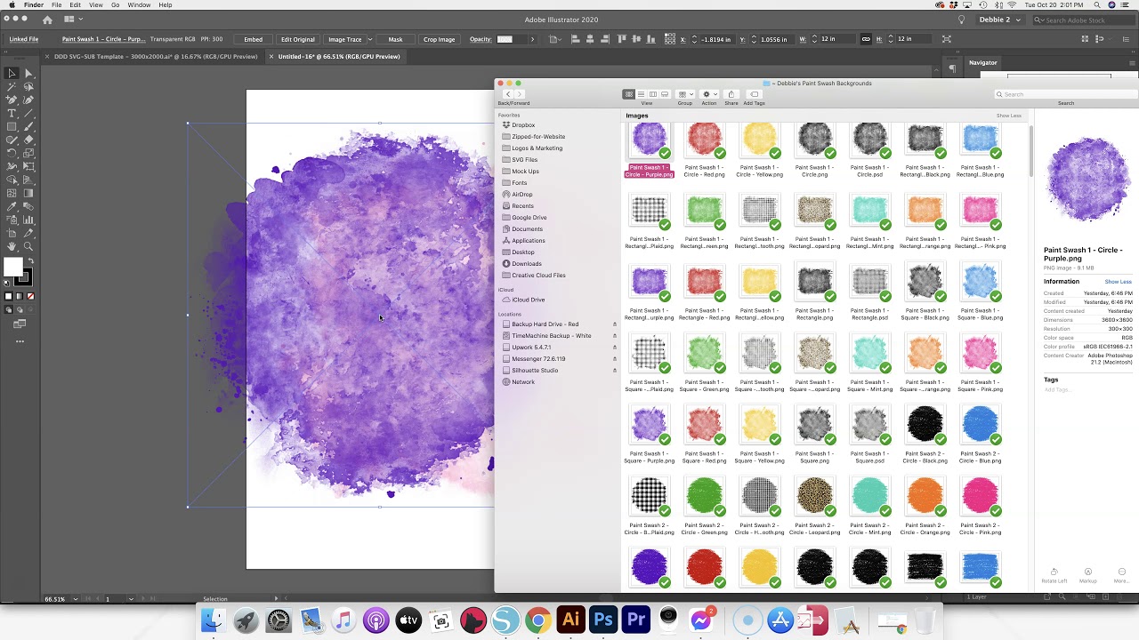 How to Use My Paint Swashes - YouTube