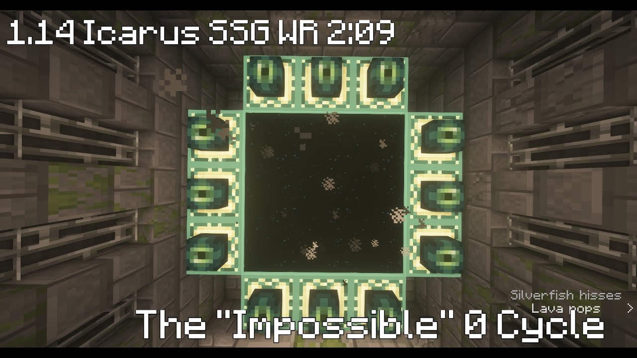 [WR] Minecraft 1.14 Icarus SSG - 2:09 ft. Zero Cycle - YouTube