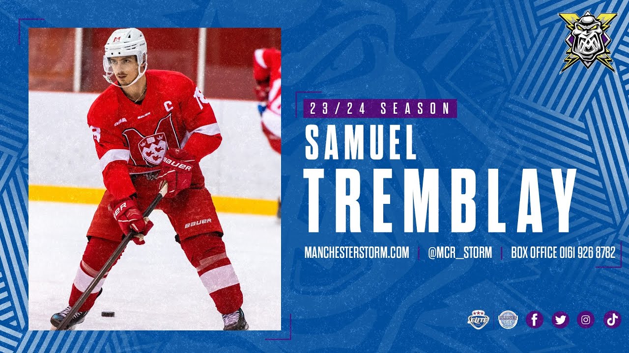 Storm TV speak to our first new signing of the season - Samuel Tremblay ...