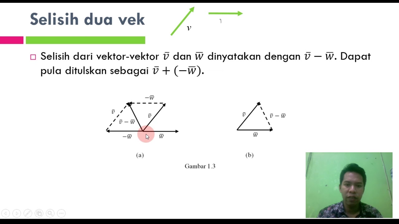 Matematika III Eps. 9 Definisi Vektor dan Operasi vektor - YouTube