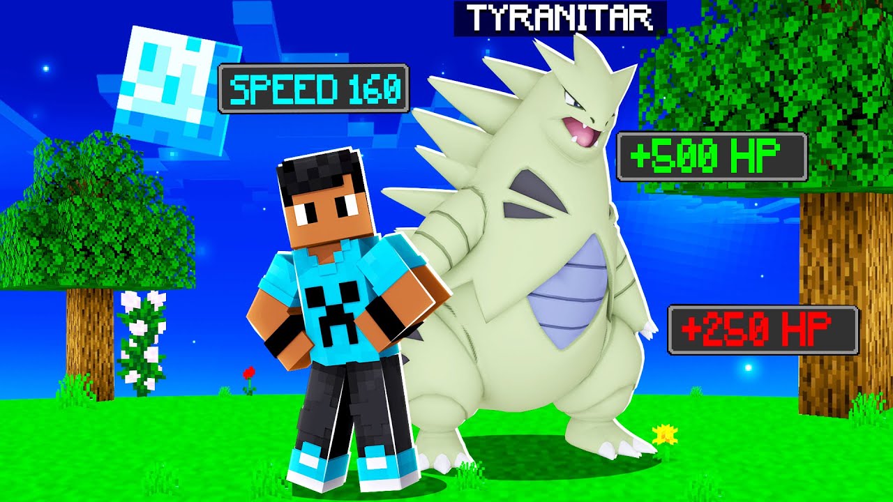 CONSEGUI O TYRANITAR PERFEITO NO MINECRAFT #9 100 DIAS NO PIXELMON ...