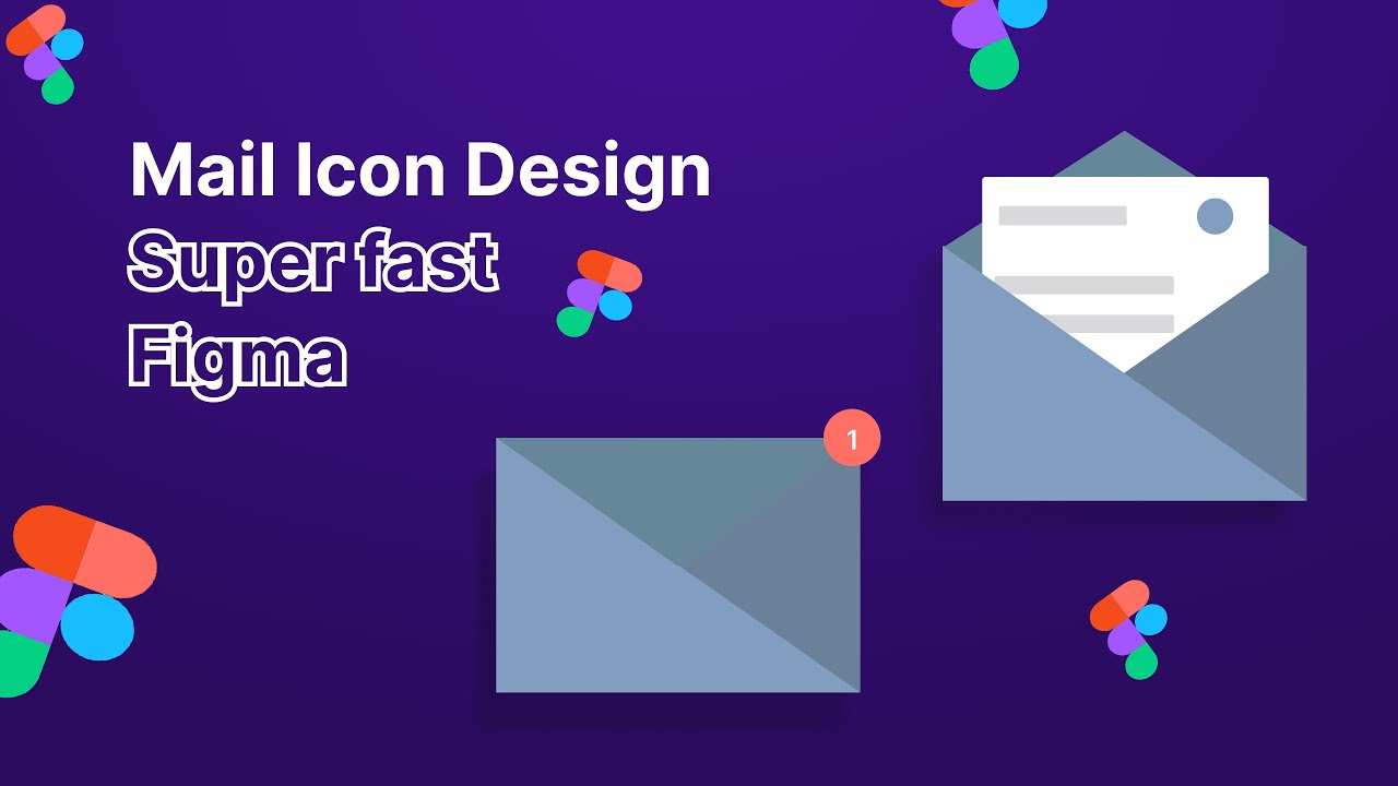 Iconography tutorial | How to create and animate a mail icon in Figma ...