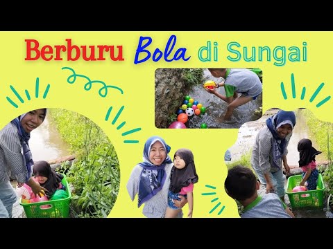Berburu bola ada bola karakter hello Kitty bola kecil warna warni di ...