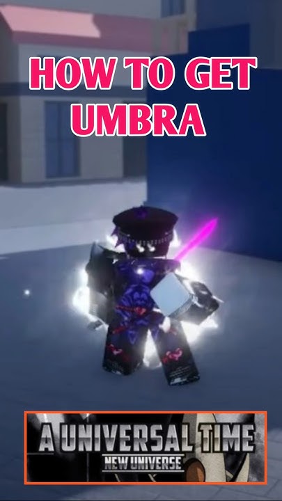 How To Get UMBRA SHOWCASE in AUT | A UNIVERSAL TIME ROBLOX - YouTube